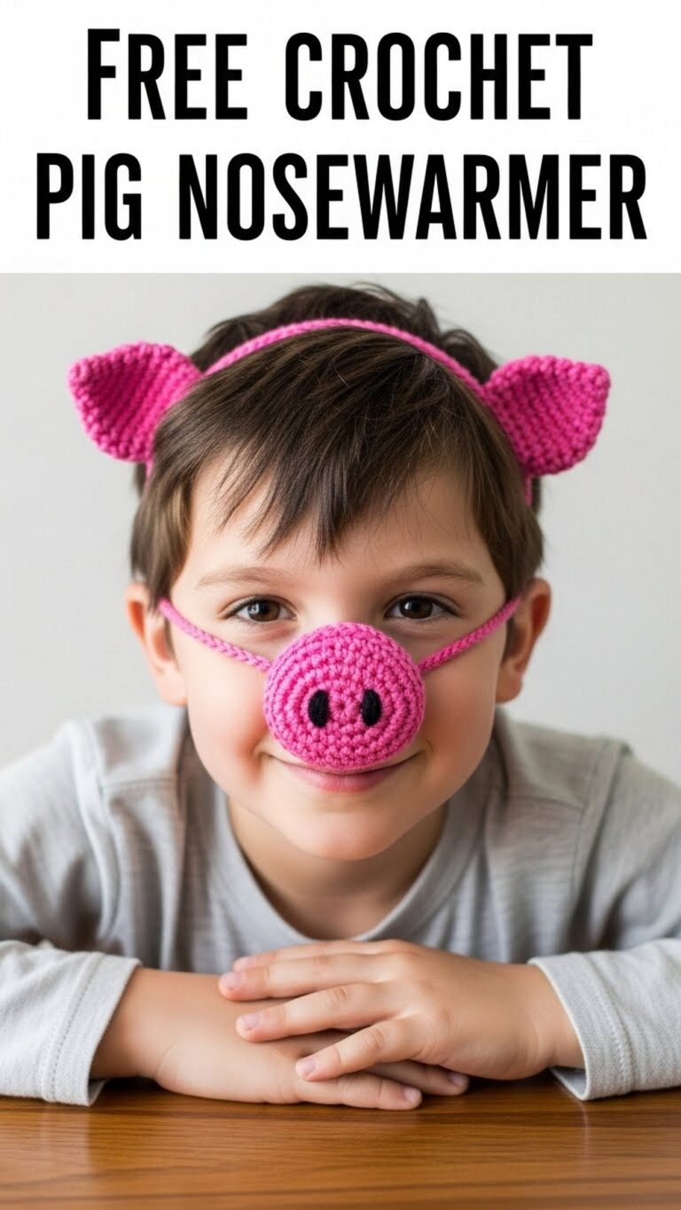 11 Cozy Crochet Nose Warmer Patterns - Cloudy Yarn