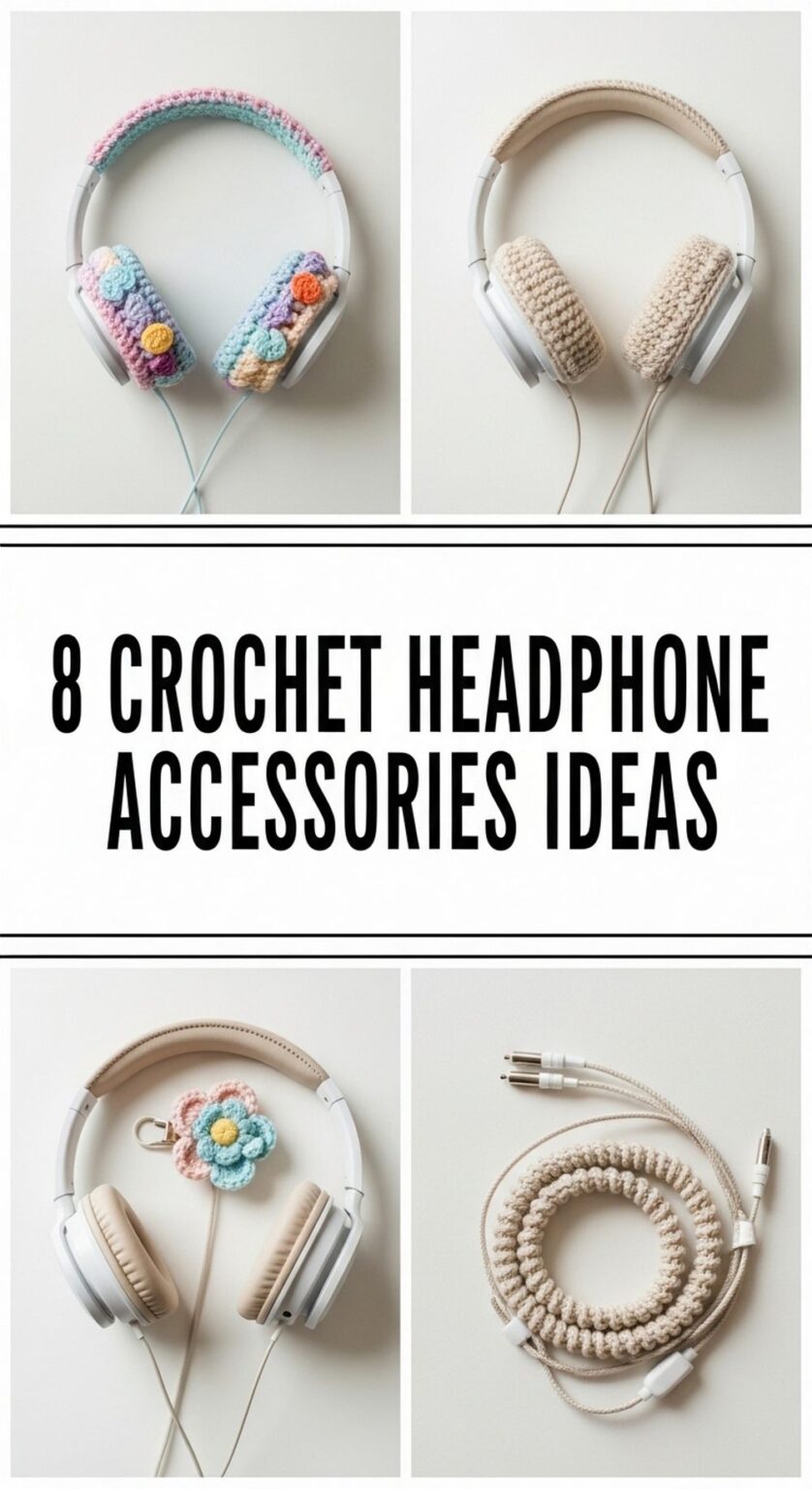 8 Crochet Headphone Accessories Ideas - Cloudy Yarn